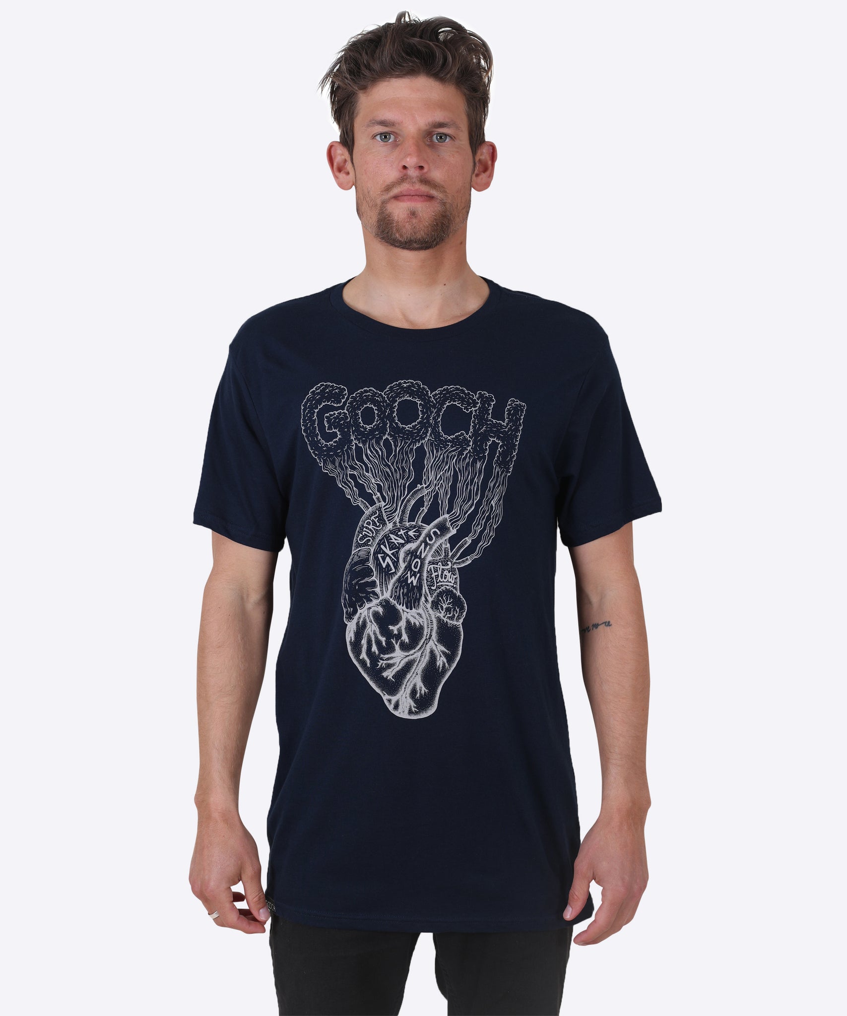 Bloodclot Tee - Navy – Gooch Apparel