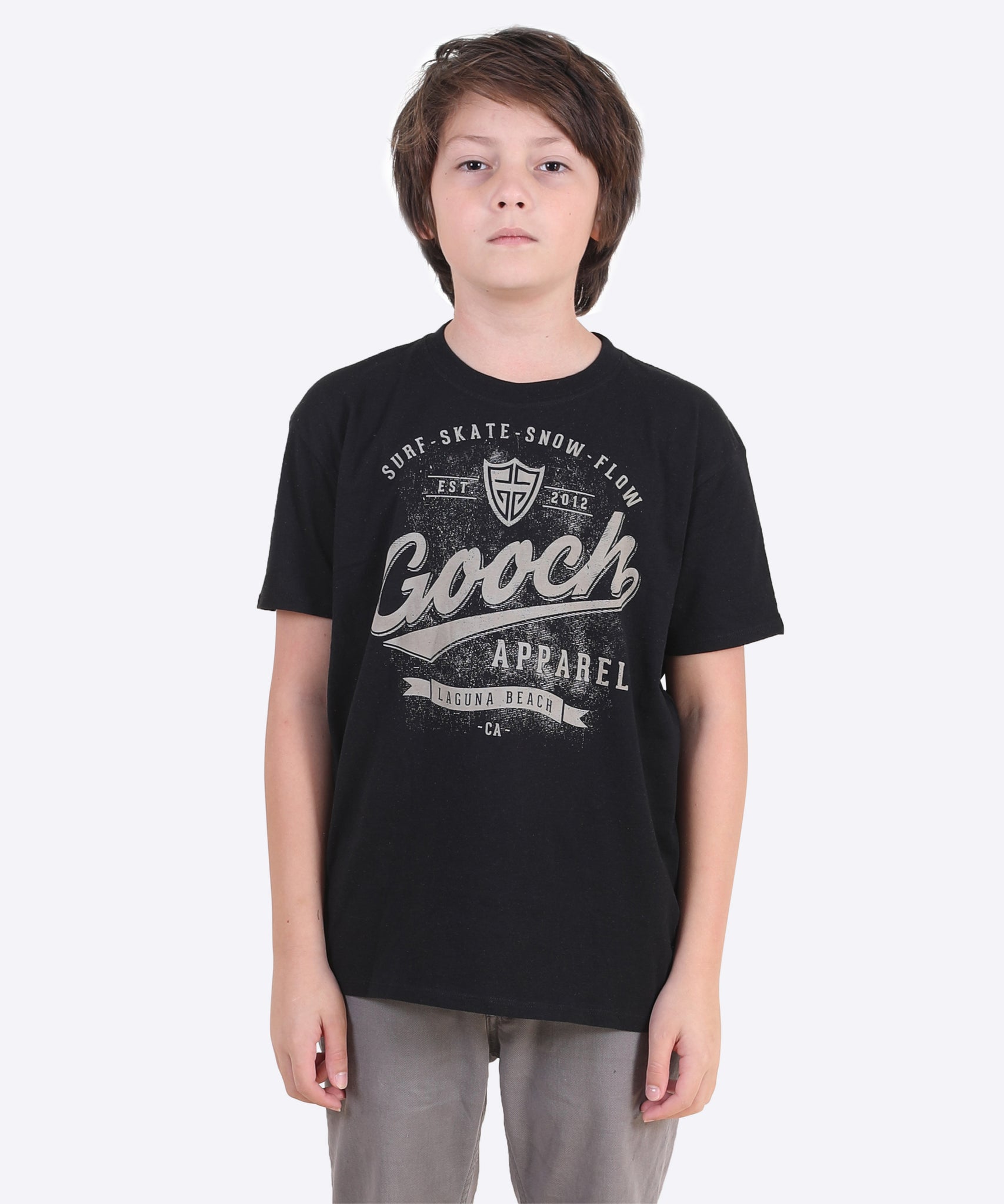 Rocky Youth Tee - Black – Gooch Apparel